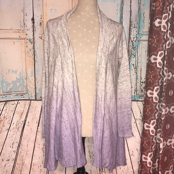 Dkny | Sweaters | Dkny Jeansdip Dyed Waterfall Open Front Cardigan ...